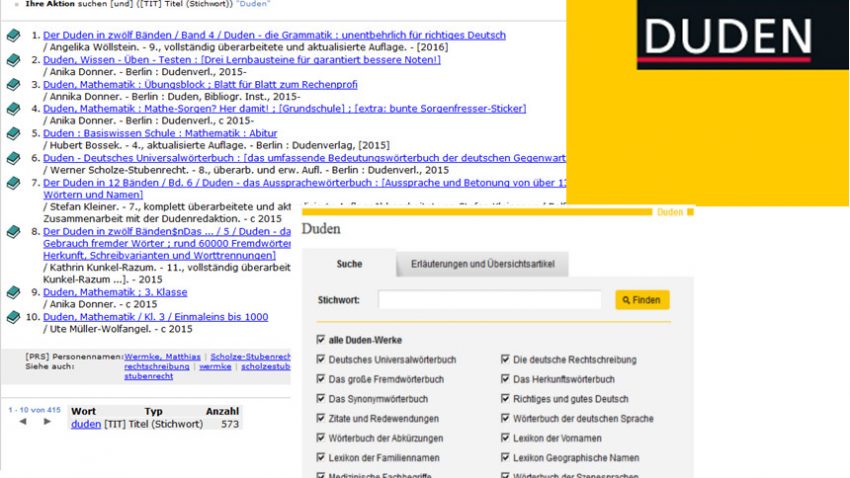 Der Duden – mehr als nur ein Wörterbuch – Lesezeichen